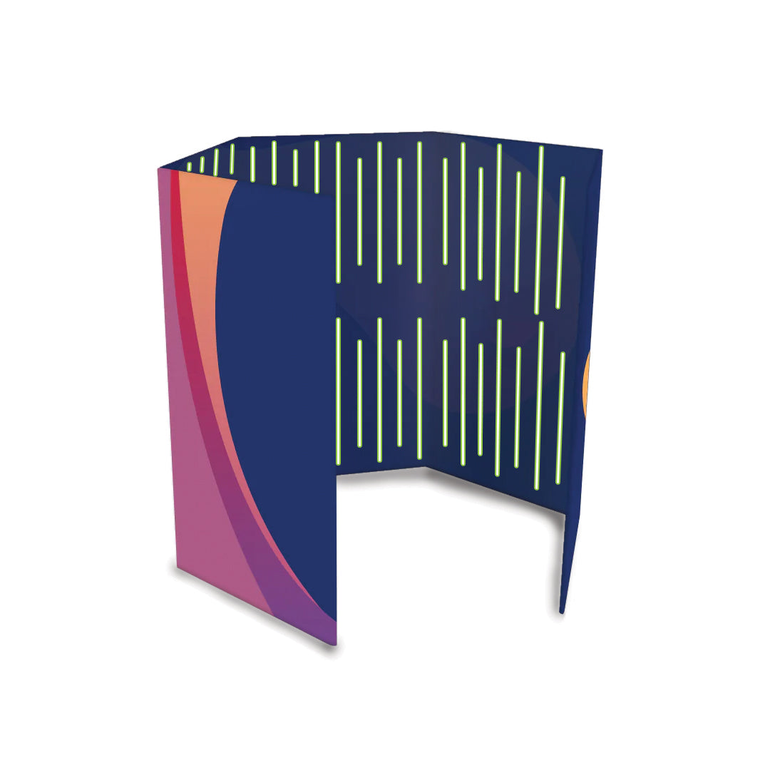 Hexagon Photobooth Enclosure ?with Stand for Exhibition – Backdropsource UK