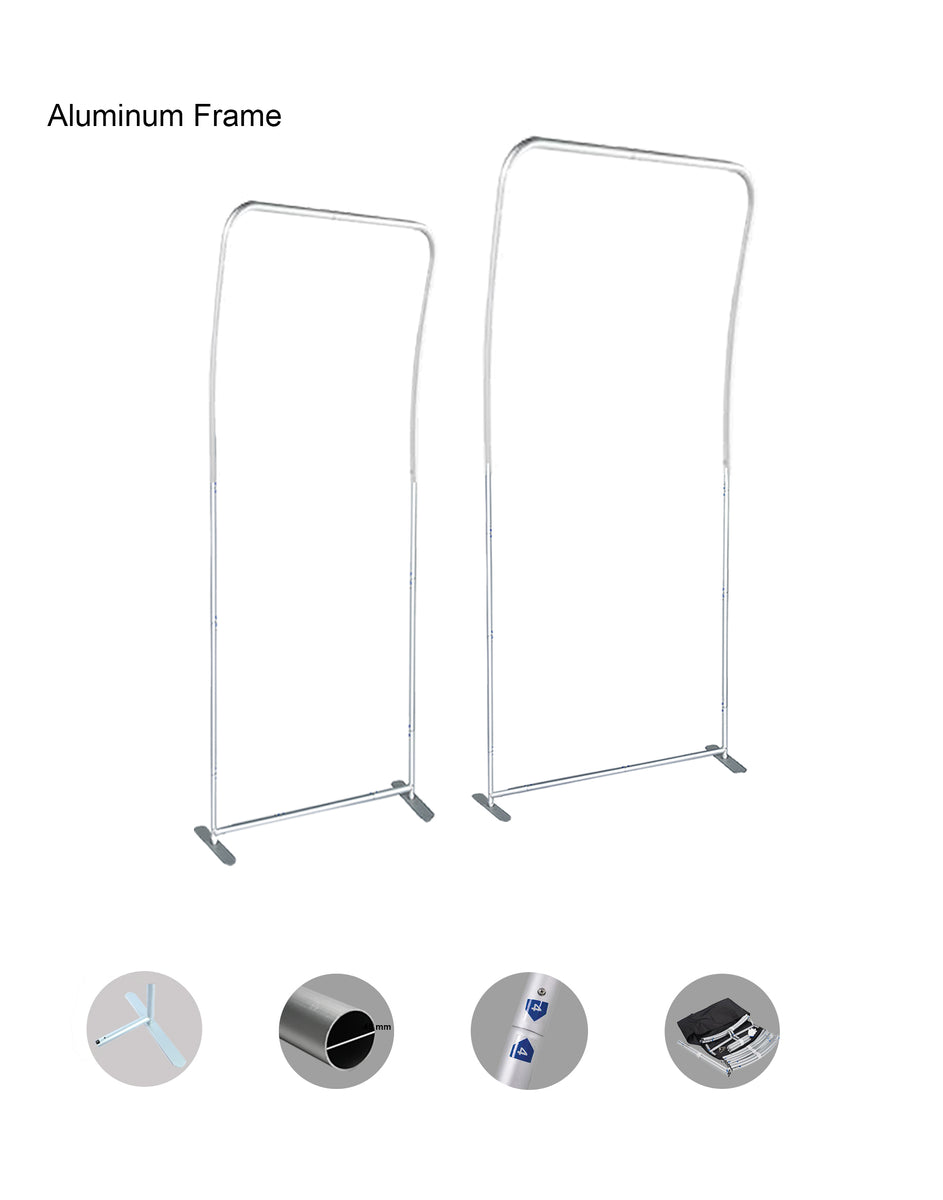 Curved Portable Exhibition Display | Backdropsource