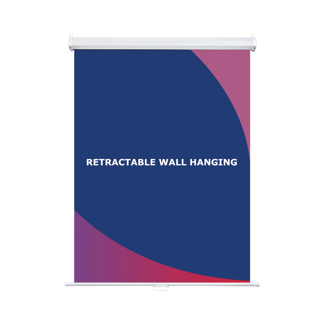 Retractable Wall Hanging Backdrop with Clamps (Customized Options ...
