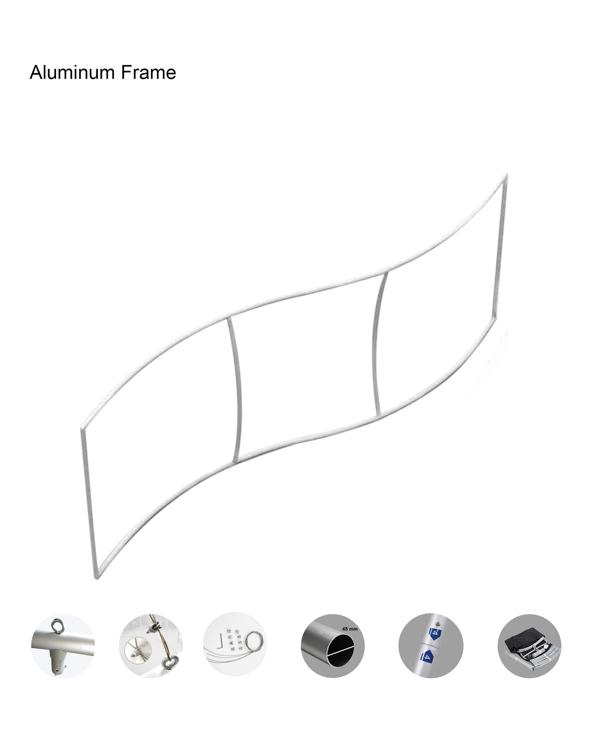 Sky Tube Wave Hanging Banner – Backdropsource UK