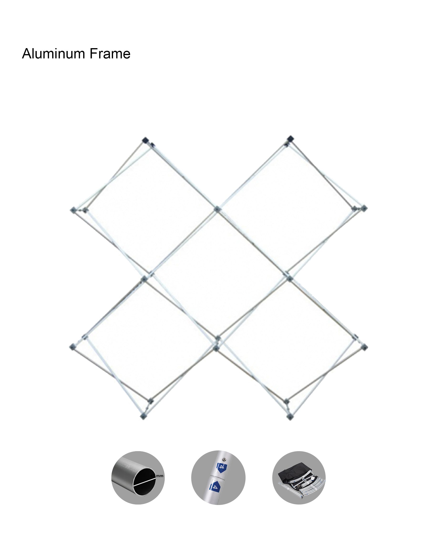 X Pop up Geometrix Grid Display | Backdropsource