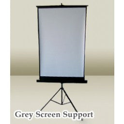 Retractable Grey Passport Photo Backdrop | Backdropsource
